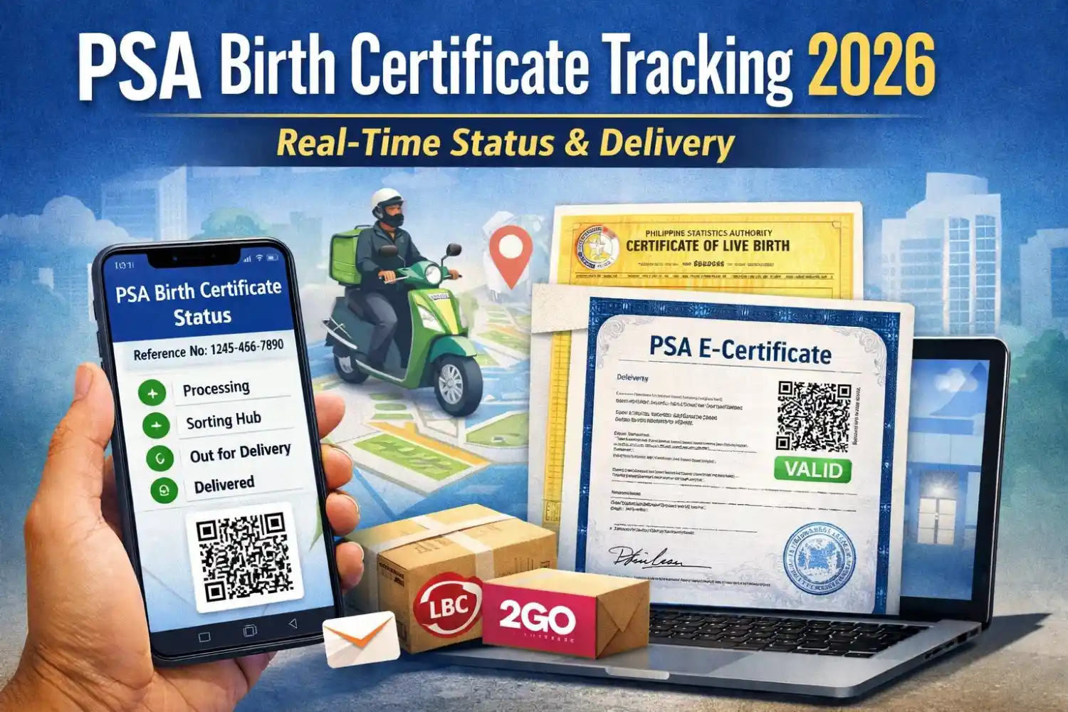 PSA Birth Certificate Tracking 2026: Real-Time Statuses